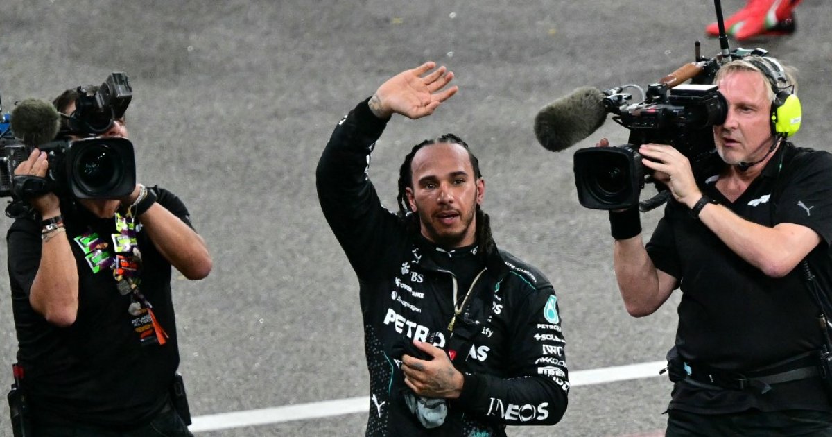Hamilton ends Mercedes era with cheers, tears and a rousing drive
