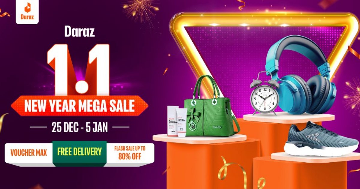 Daraz’s 1.1 New Year Mega Sale to elevate new year celebration