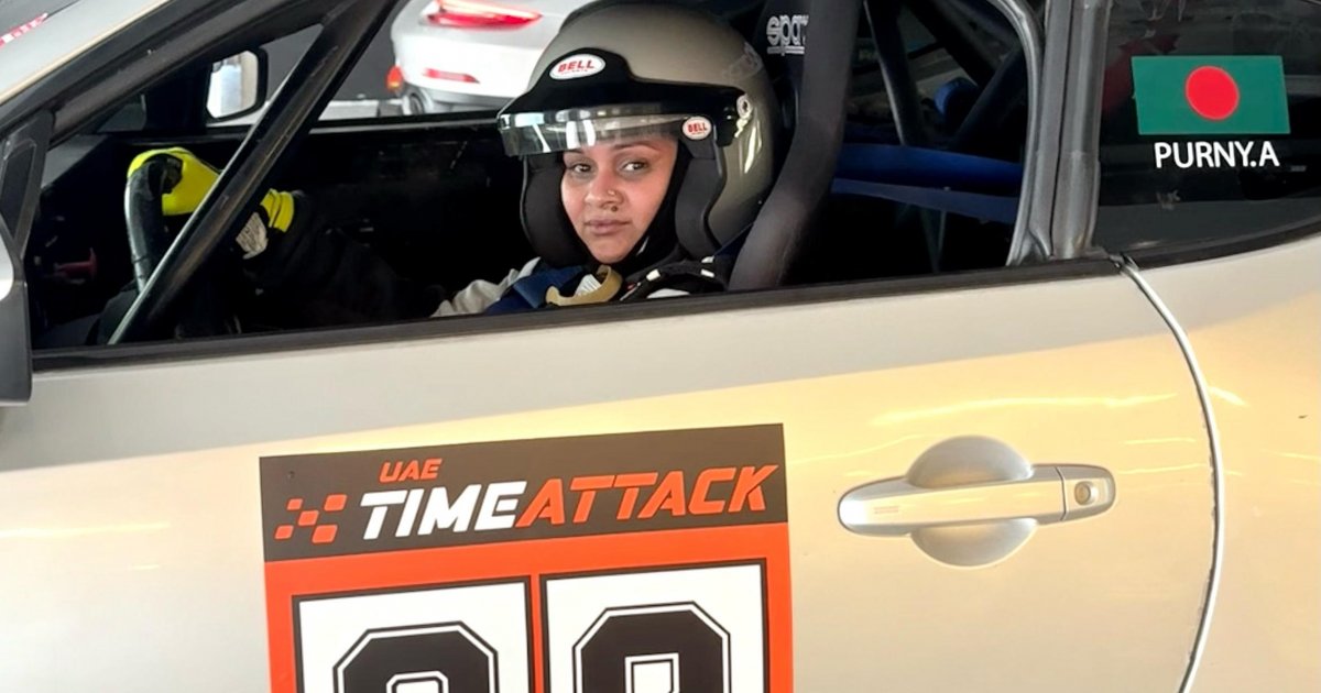 Racer Purny makes circuit track debut as first Bangladeshi woman