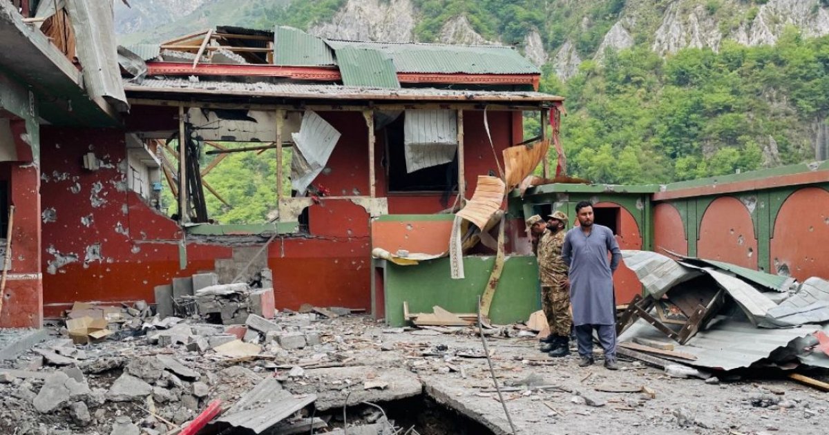 Screams and shattered glass under Pakistan bombardment