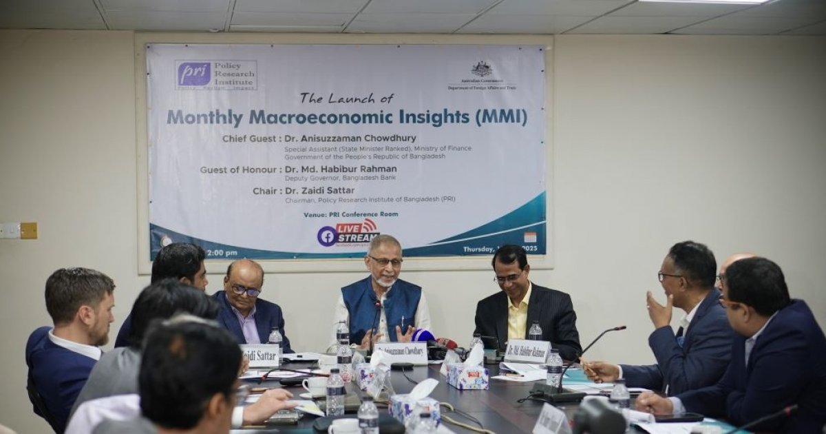 Policy Research Institute launches Monthly Macroeconomic Insights (MMI)