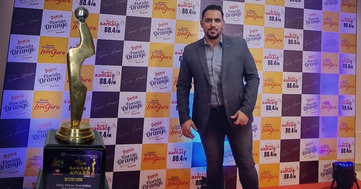 RobinRafan wins Best Content Creator at BABISAS Award 2022