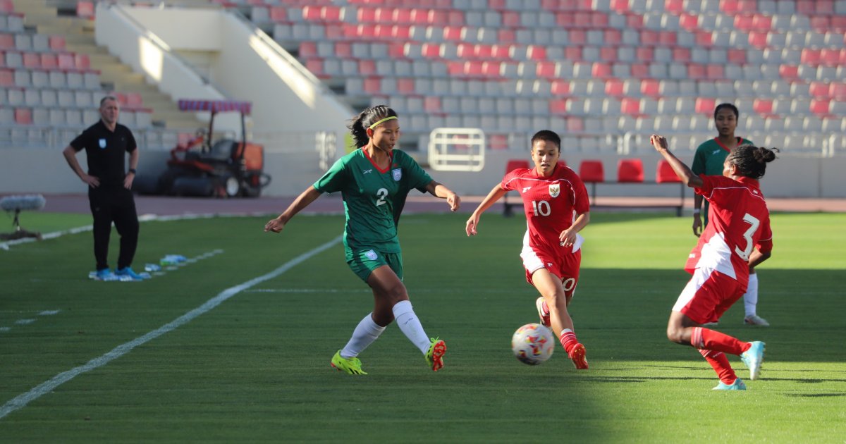 Bangladesh women hold Indonesia to goalless draw