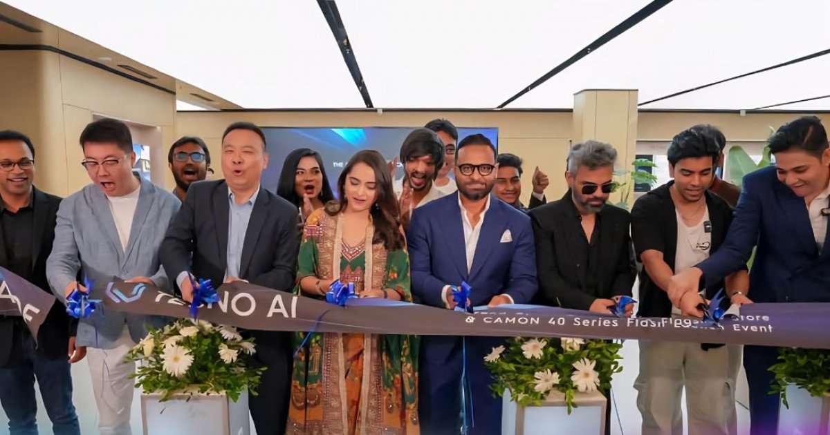 Tecno unveils its South Asia’s largest flagship store in Dhaka