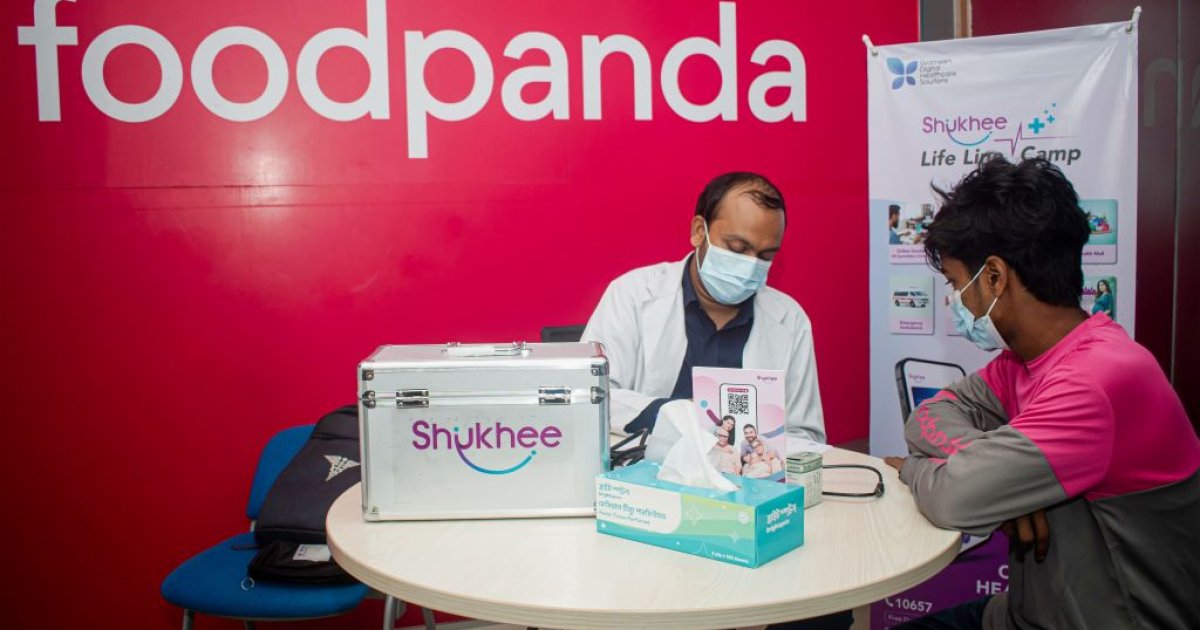 foodpanda organizes free health camp for delivery partners