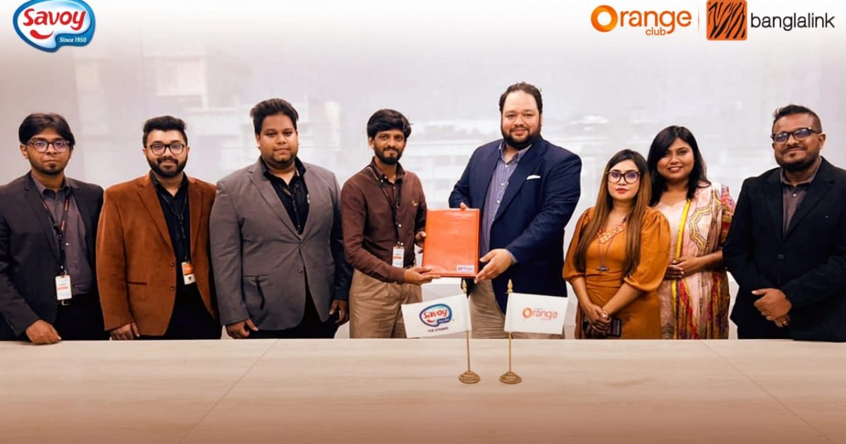 Banglalink’s Orange Club members to enjoy special discounts from Savoy Ice Cream