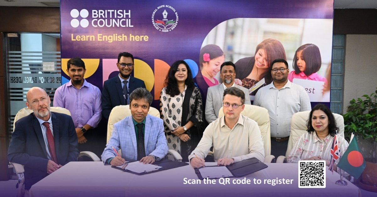 British Council launches Young Learner English Learning Centre at Int’l Hope School Bangladesh