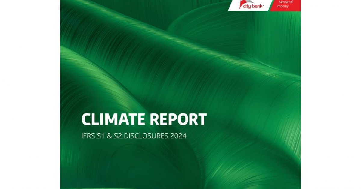 City Bank publishes IFRS S1, S2-compliant climate report
