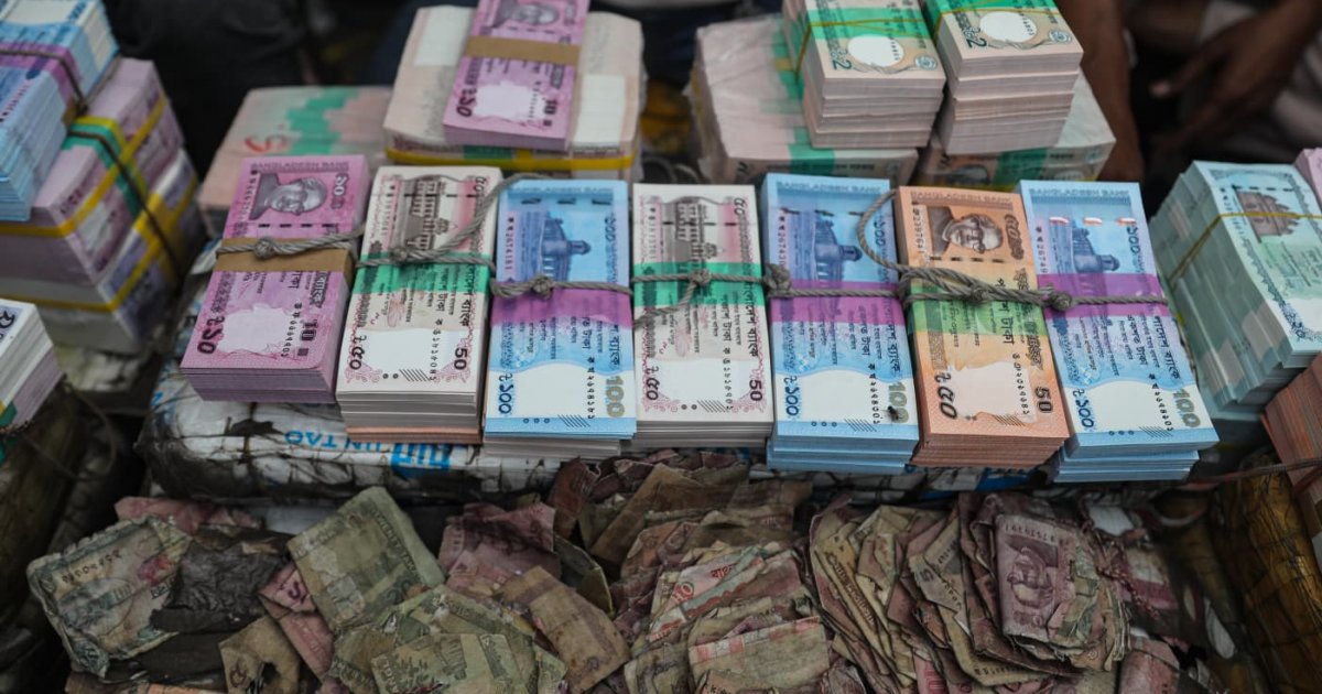 Taka gains against dollar in one and a half month