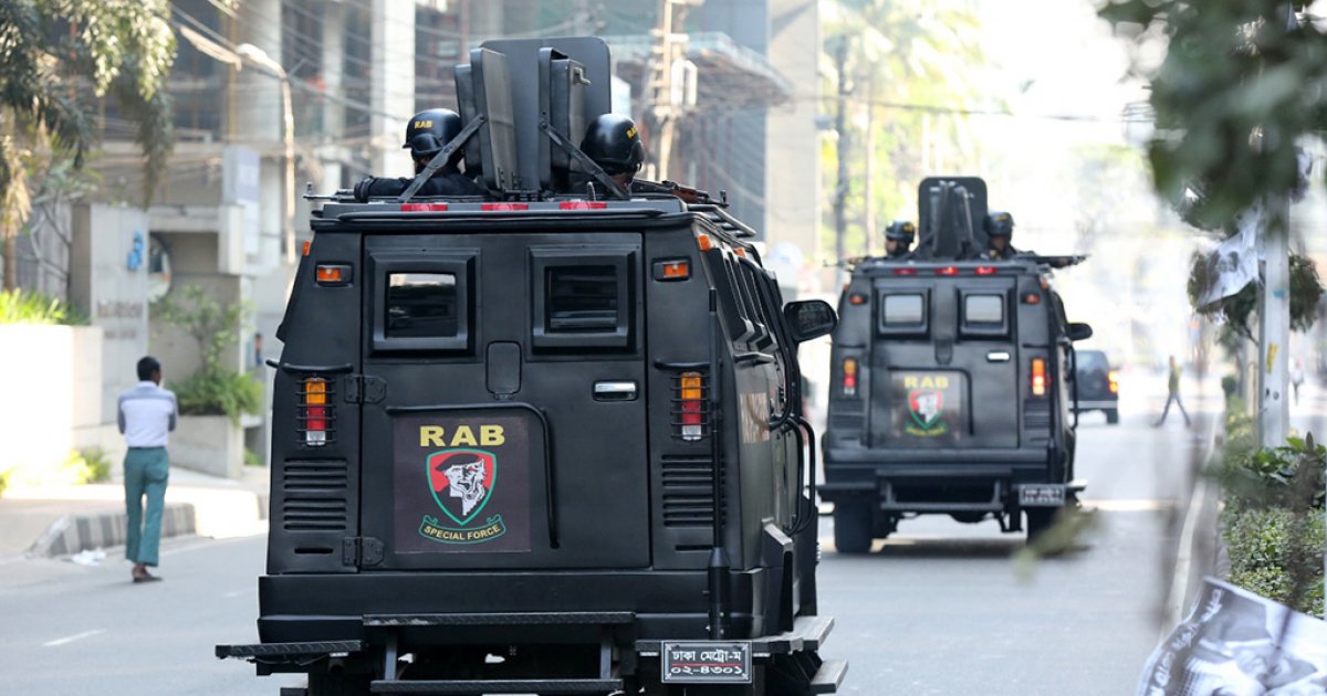 National polls: RAB robust patrol team deployed in Dhaka