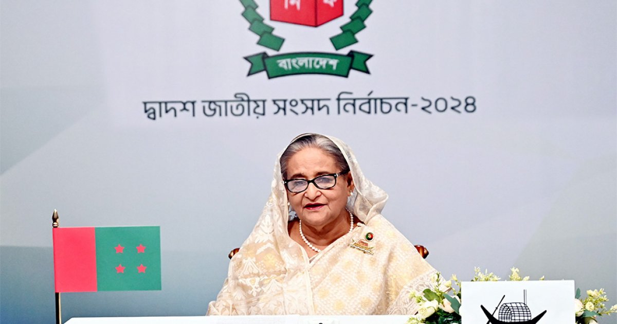 National polls: Sheikh Hasina to cast vote at Dhaka City College