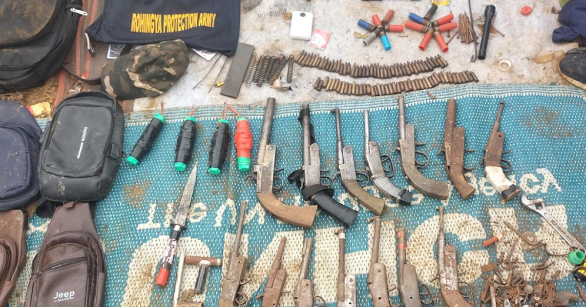 3 Arsa terrorists arrested with huge firearms in Cox’s Bazar