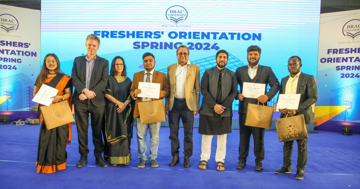 Brac University holds orientation for Spring 2024