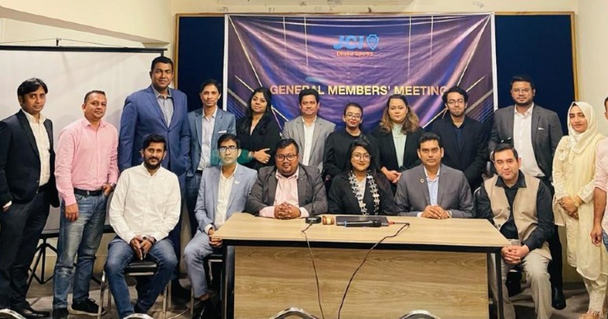 JCI Dhaka Sparks holds chain handover ceremony