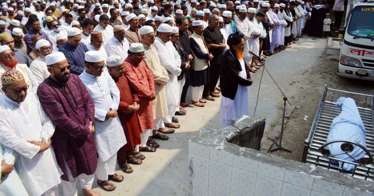 Barisal Press Club President Kazi Nasiruddin Babul laid to rest
