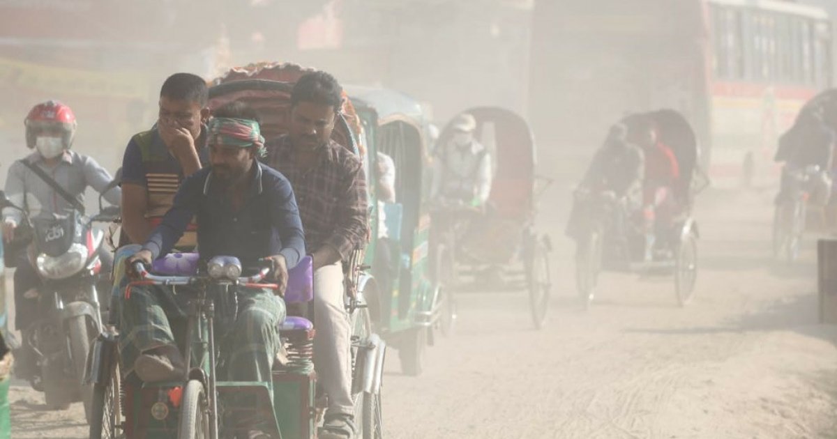 Dhaka air quality 4th worst in the world Saturday morning