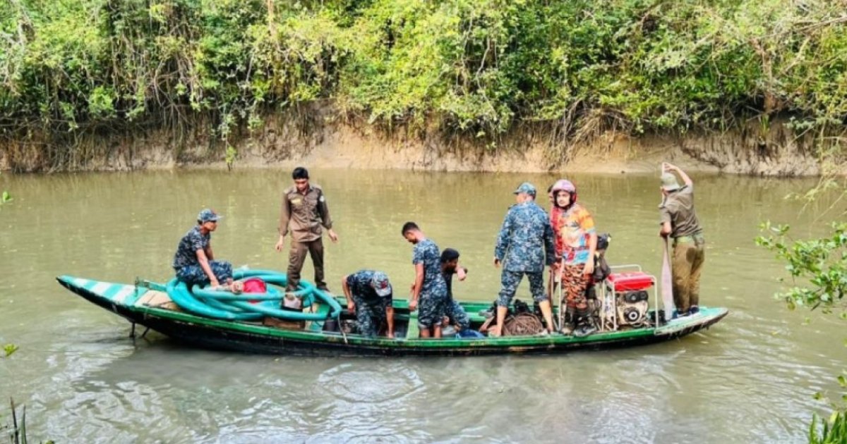 Sundarbans fire doused after 43 hours