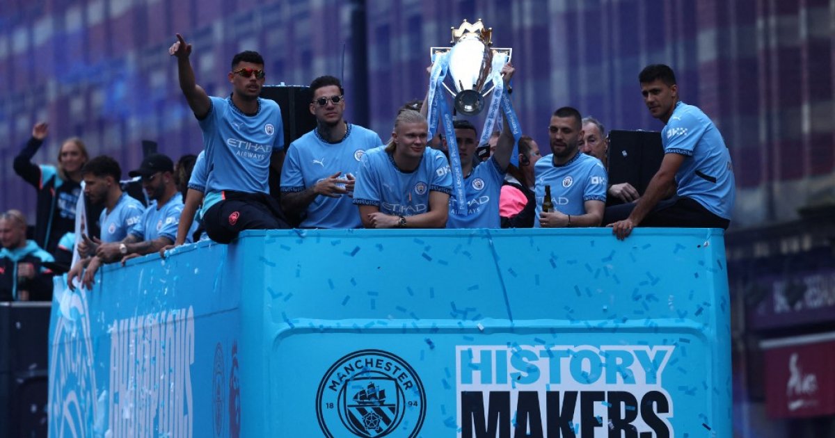 Pep vows FA Cup revenge as City celebrate title triumph