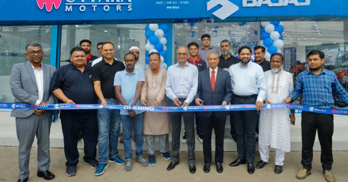 Uttara Motors unveils showroom in Jatrabari