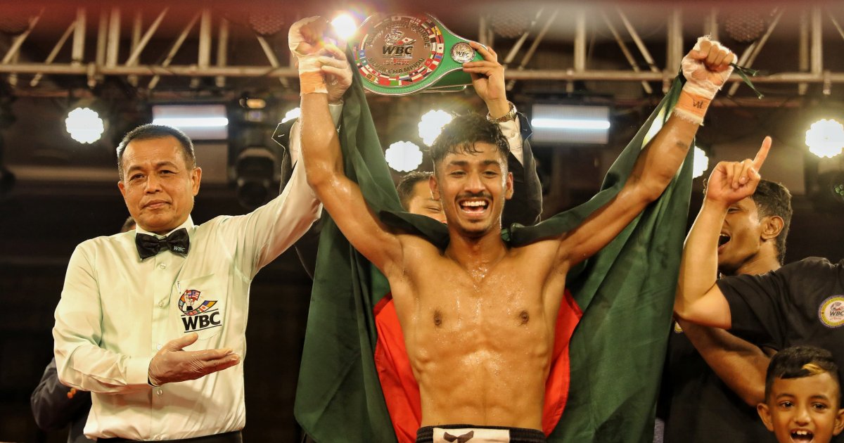Utshob rises to 81st in world boxrec rankings after historic WBC title