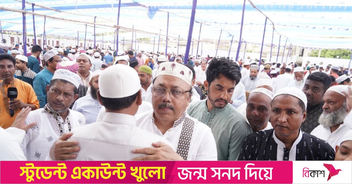 Rajshahi's main Eid congregation held at Shah Makhdum Eidgah