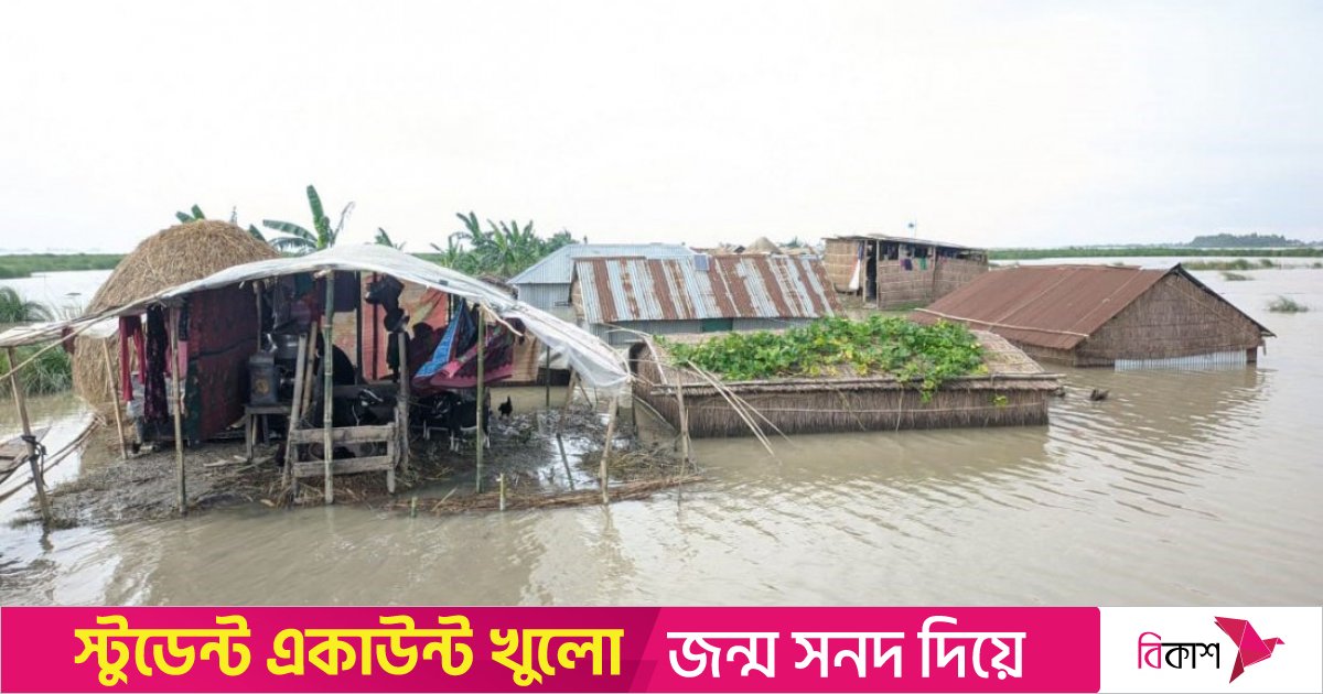 Brahmaputra unchanged, flood situation worsens in Dharla-Dudhkumar basin