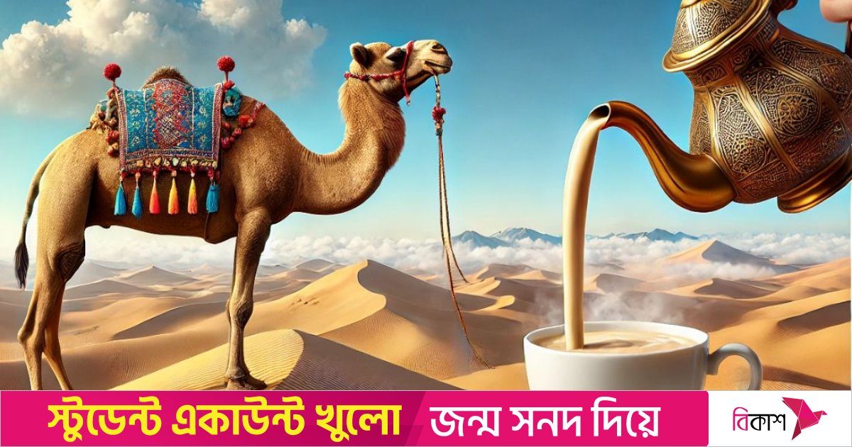 Where to find camel milk tea in Dhaka