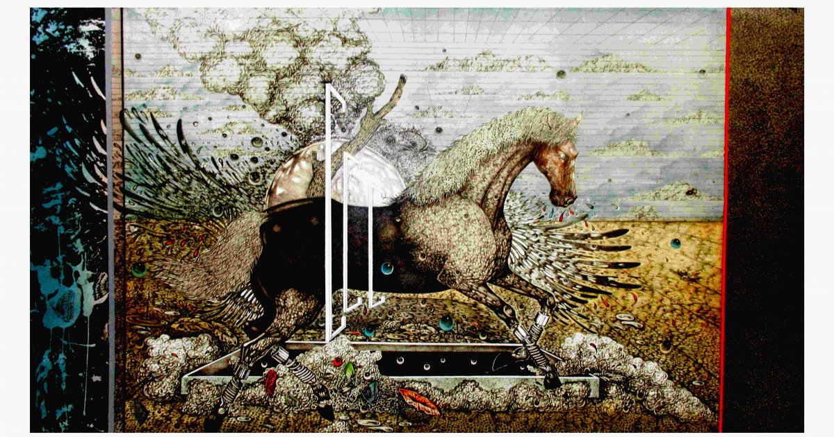 Amalgamation of surrealistic metaphors with intricacies of human life