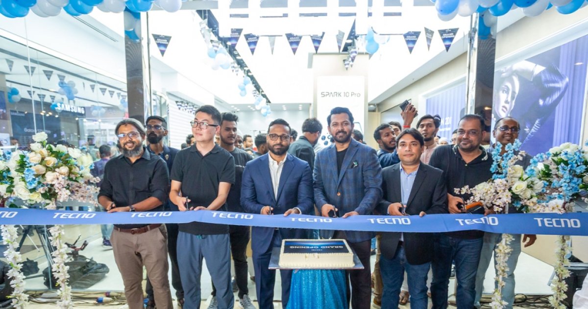 Tecno unveils premium flagship outlet at Jamuna Future Park