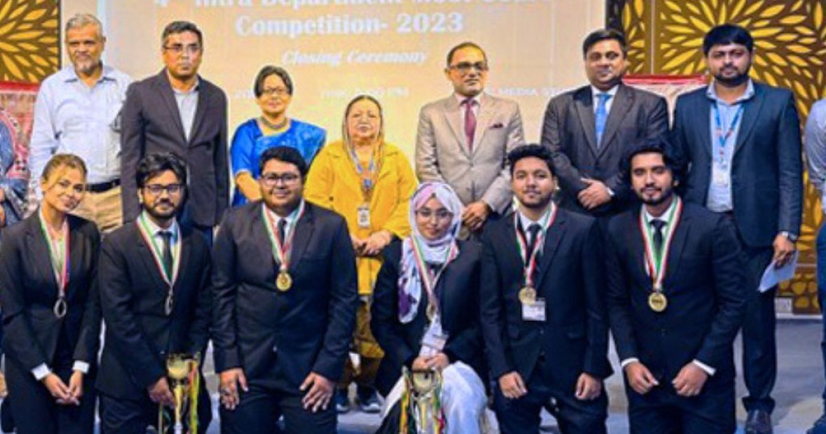 AIUB holds fourth Intra-Department Moot Court Competition