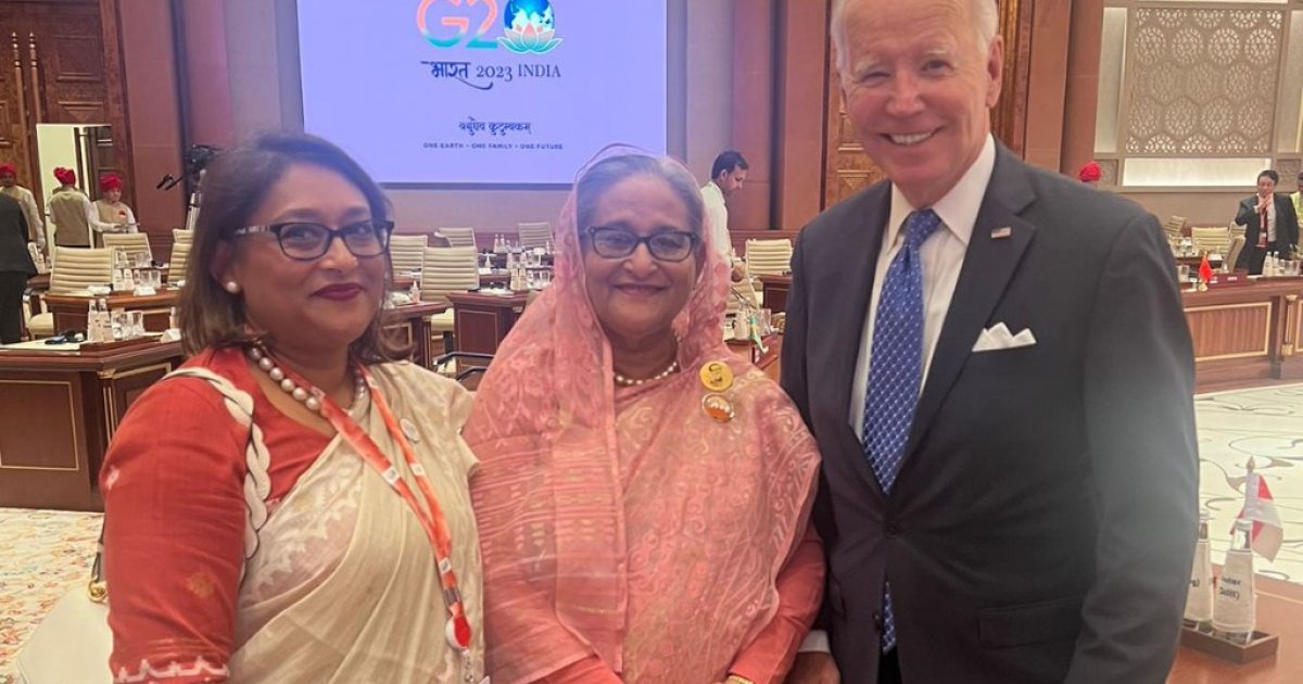 Saima Wazed describes chats with Biden during exclusive photo session