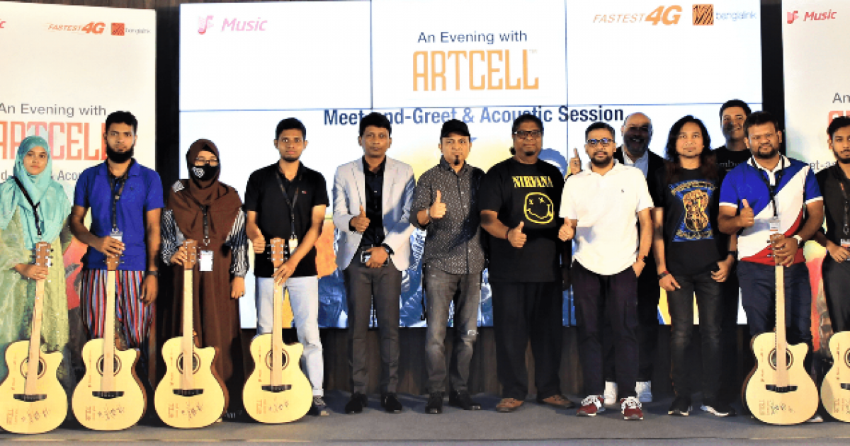 Banglalink campaign winners meet Artcell members