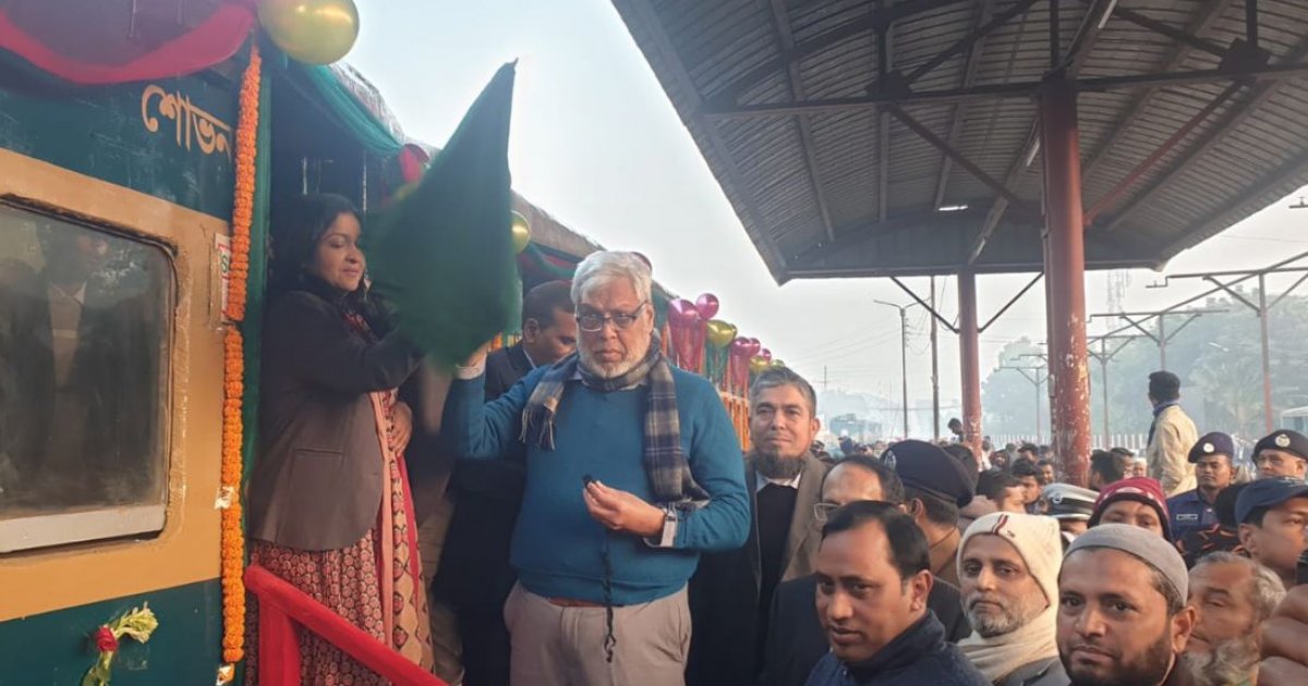New commuter train service launched on Dhaka-Gazipur route