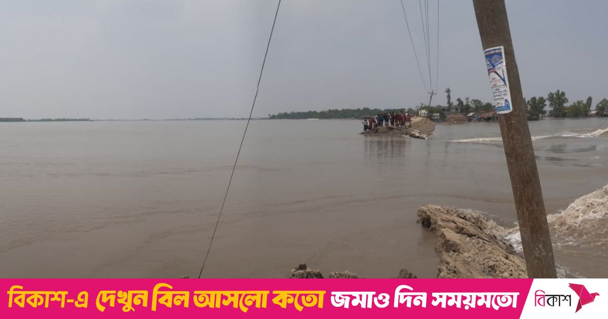 Eid celebrations spoiled as embankment collapse floods 10 Satkhira villages