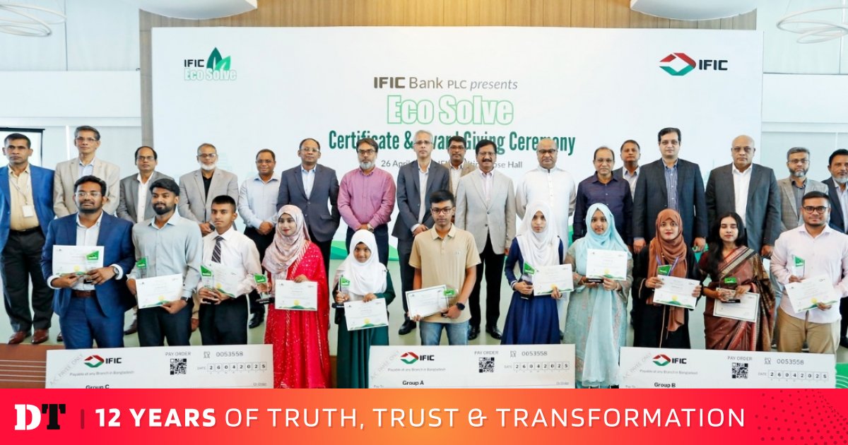 Students honored with IFIC Eco Solve awards for pioneering environmental innovations