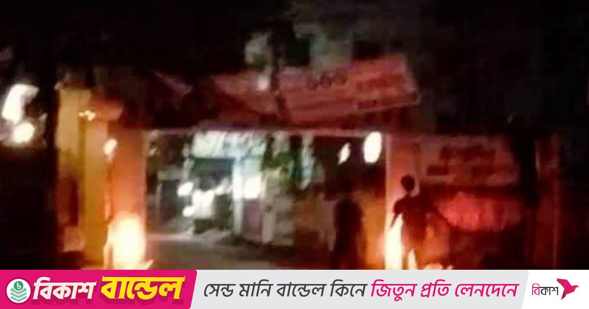 NCP arch torched ahead of rally in Narayanganj