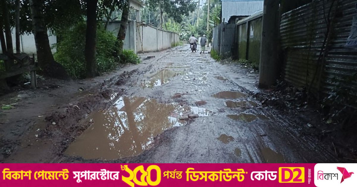 Pothole-ridden road causes agony for 400 students, residents of 20 villages