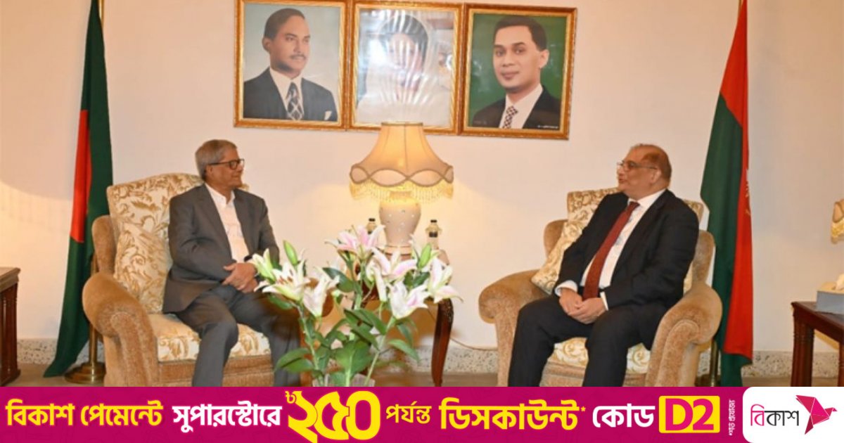 Pakistan HC Imran Haider meets Mirza Fakhrul