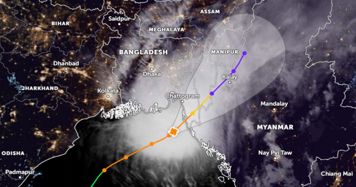 Cyclone Hamoon makes landfall in Bangladesh