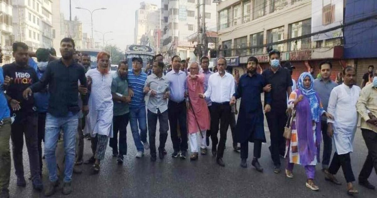 Rizvi leads BNP protest demanding release of leaders