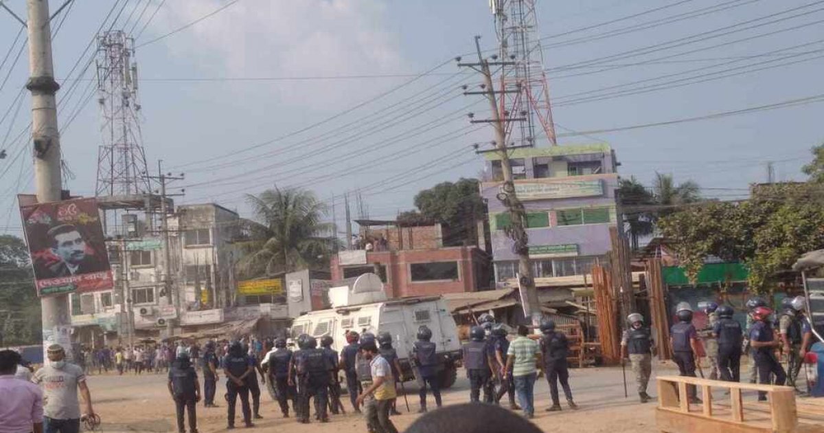 22 platoons of BGB deployed to control RMG protests in Gazipur