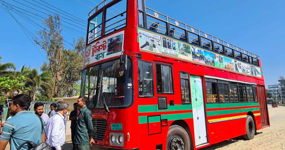 Open-top bus service starts in Cox's Bazar