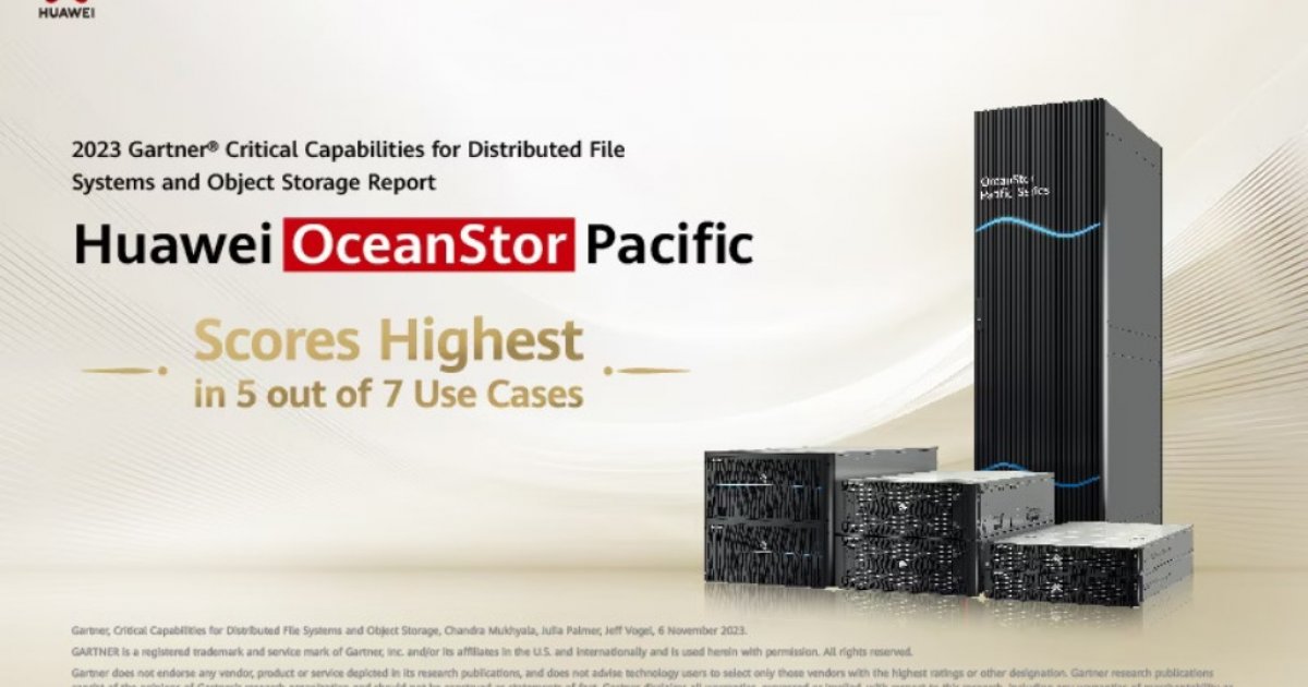 Huawei OceanStor Pacific ranks highest in Gartner® critical ...