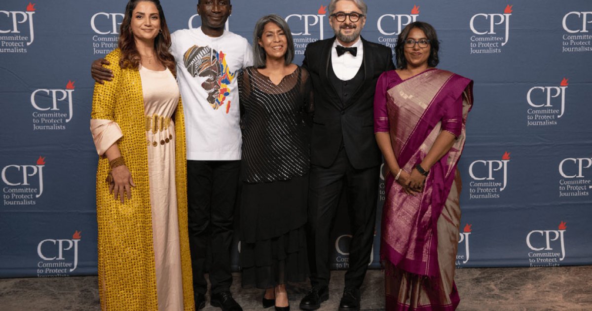 CPJ honours courageous journalists fighting repression worldwide