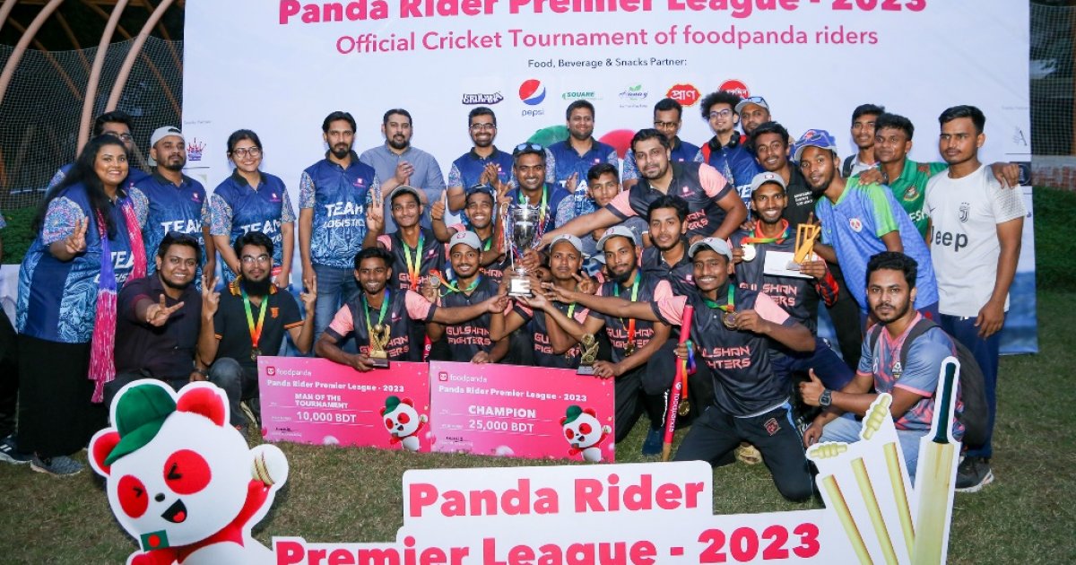 foodpanda holds maiden cricket tournament for its riders