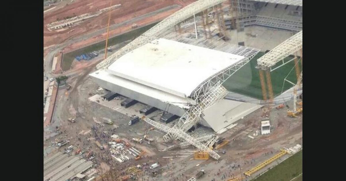 World Cup opening stadium collapse kills 3 in Brazil