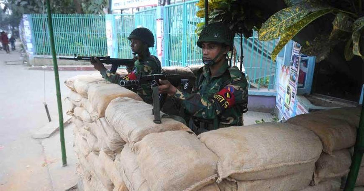 Army deployed for fifteen days