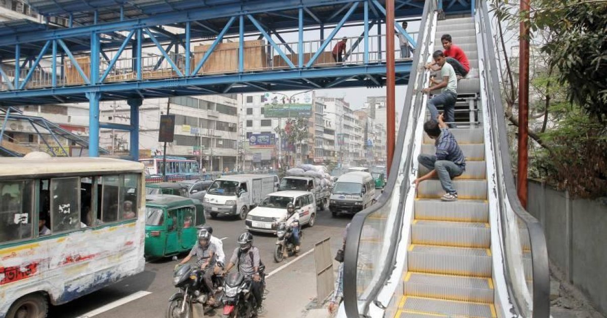 Foot-over-bridge escalator to ease pedestrians’ woes