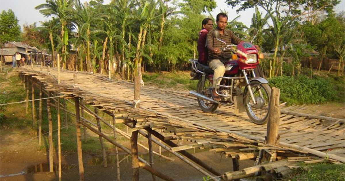 No sign of promised footbridge in Haluaghat