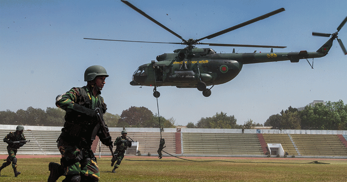 Six-tier security system enforced at venue